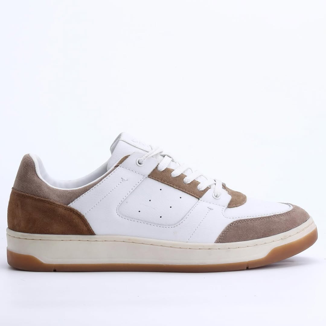 MNG Macedonian Lace-up Trainers In white/Pastel | Lofty Kicks